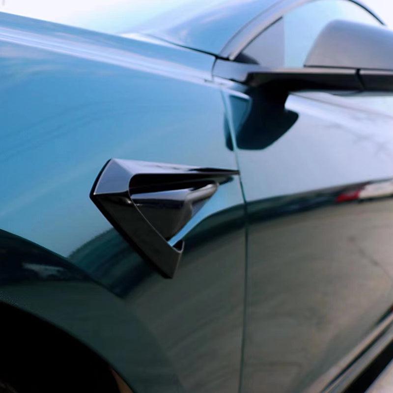 Tesla Model 3 Gloss Black Side Fender Trims 16-Present – WrapVehicles